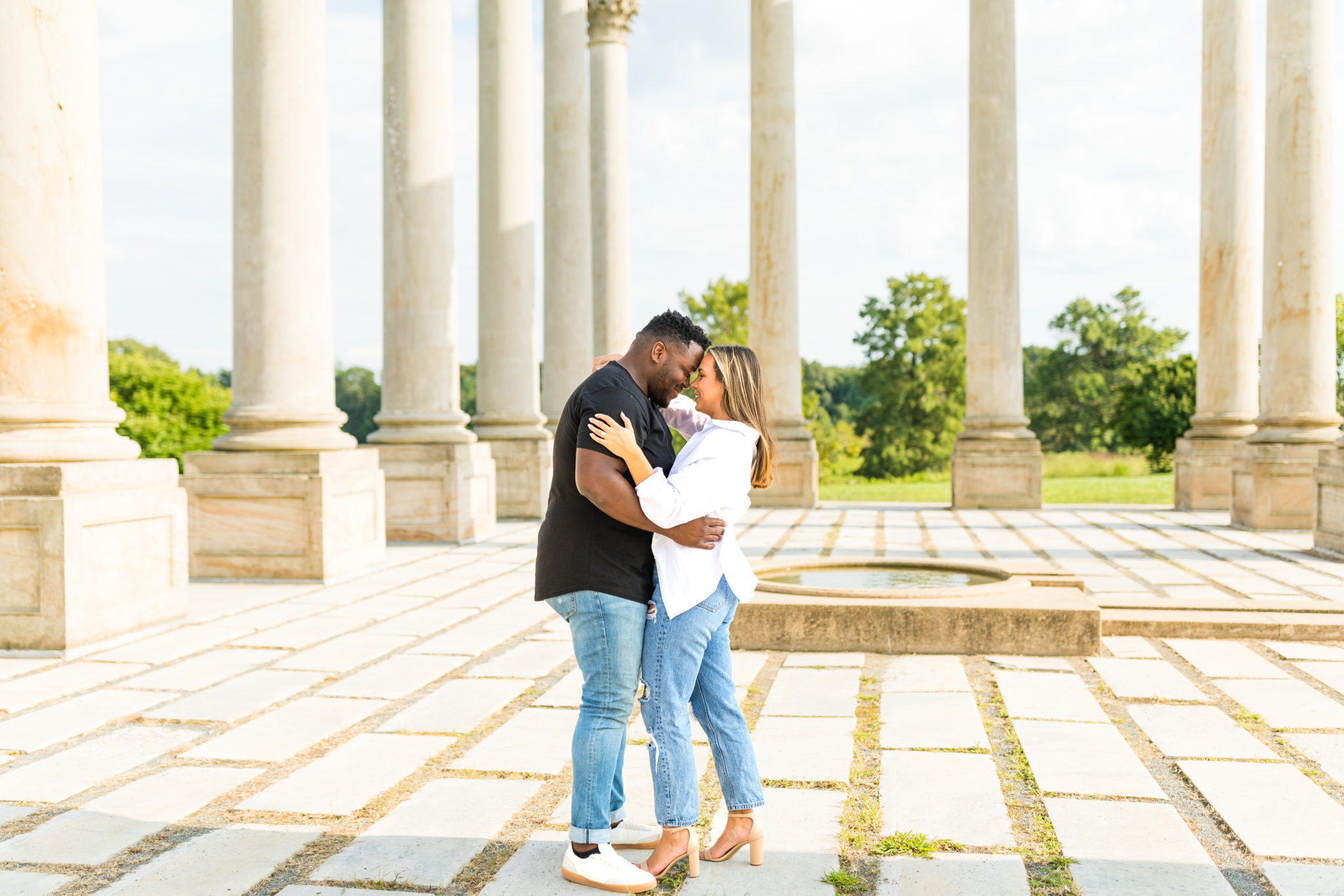 Nathan + Katie- Washington DC Couple Pictures with Dog ...